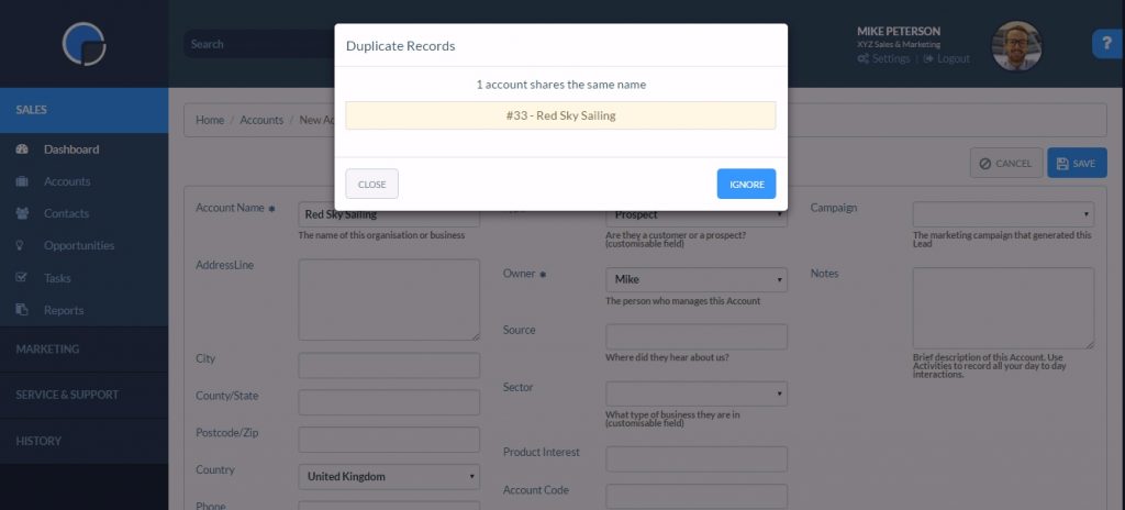 Adding and Editing Accounts