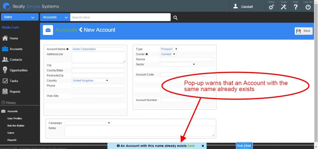 Adding and Editing Accounts