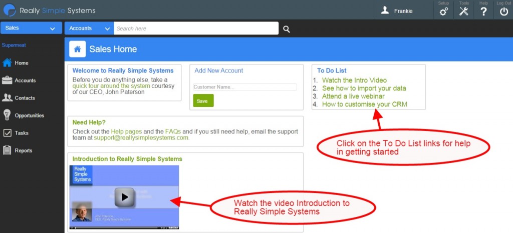 CRM Getting Started | CRM Guide