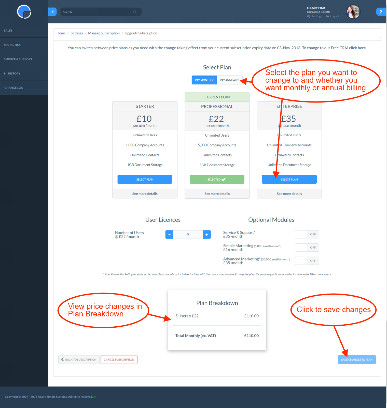 CRM Upgrade | CRM system that grows with your business